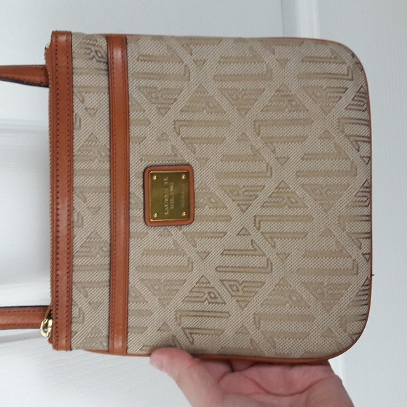 Lauren Ralph Lauren | Bags | Lauren Ralph Lauren Rll Monogram Crossbody ...